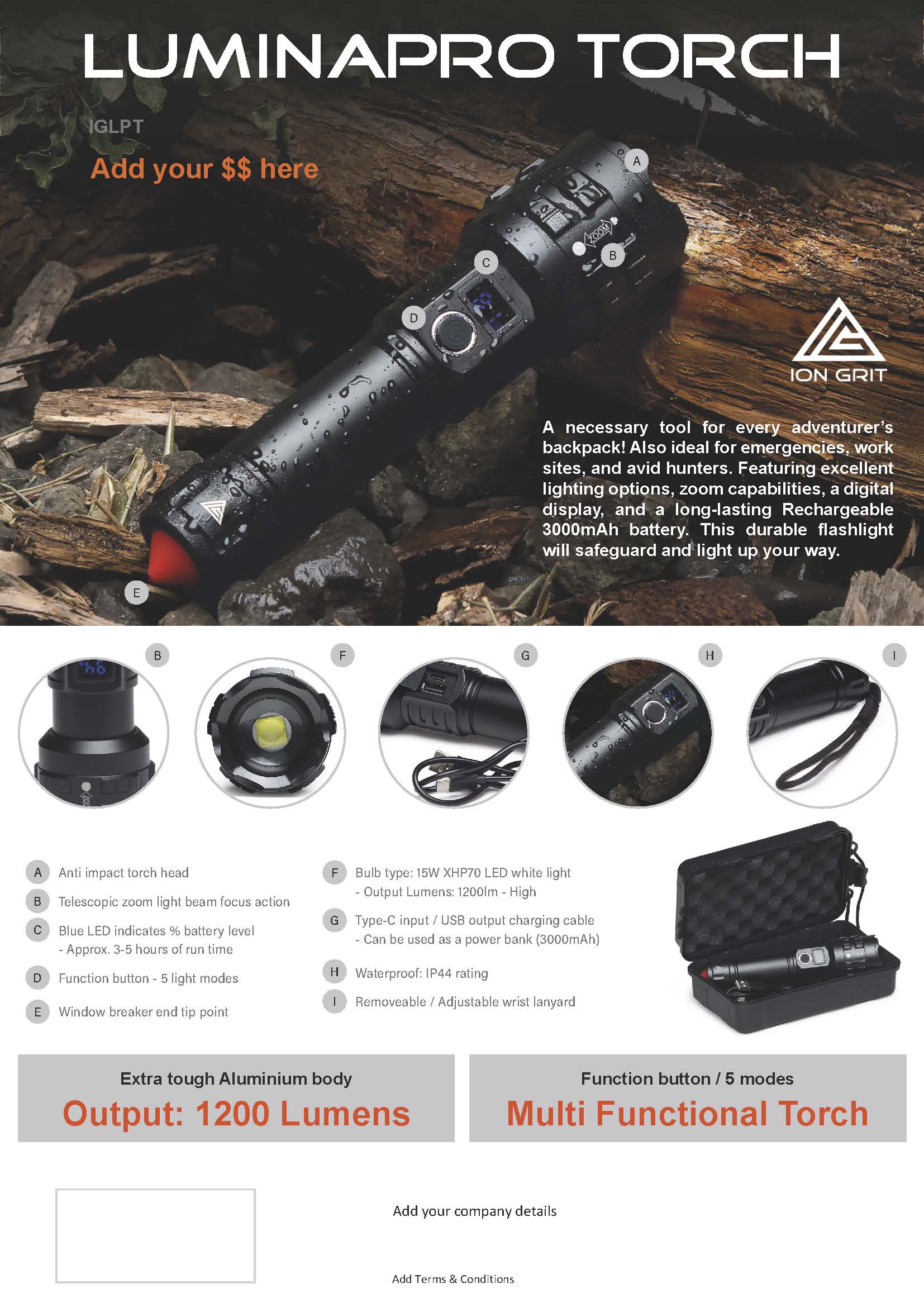 Editable Product PDFs | Gear For Life